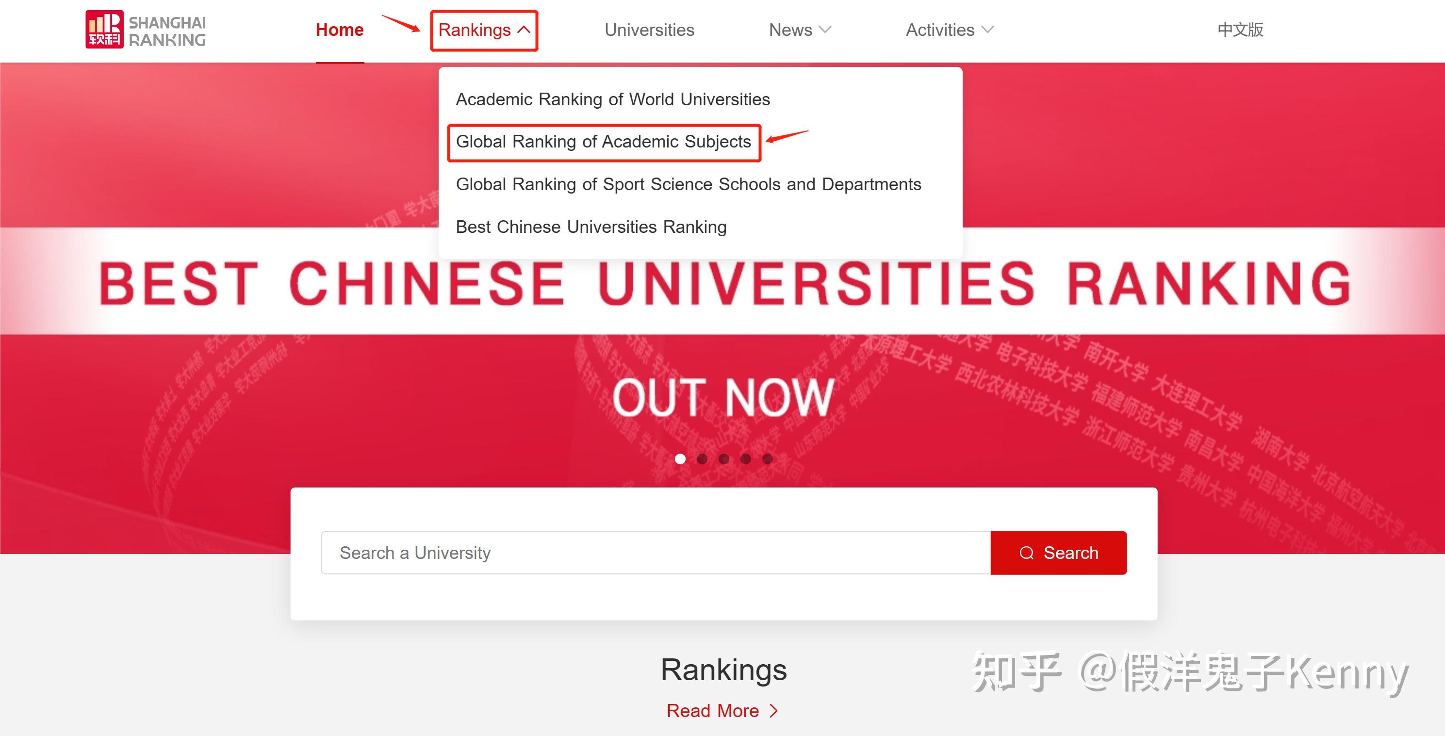 手把手教你查询世界大学排名（QS, U.S.News, THE, ARWU） - 知乎