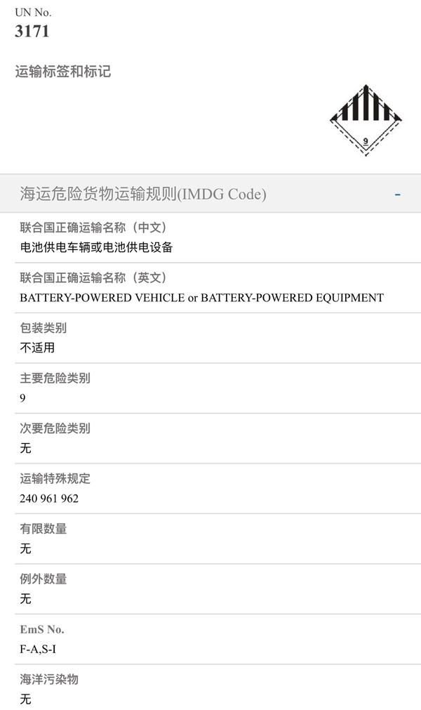 危险品UN号3171是什么货物？怎么运输？ - 知乎