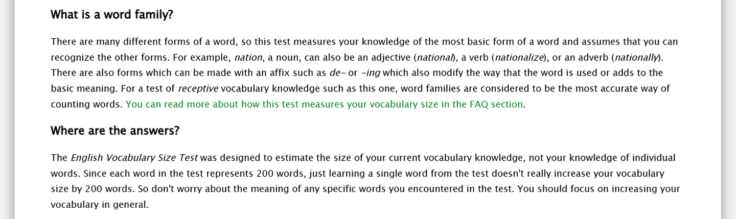 How to know your English vocabulary size? 如何知道你的英语词汇量？ - 知乎