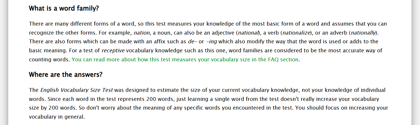 How to know your English vocabulary size? 如何知道你的英语词汇量？ - 知乎