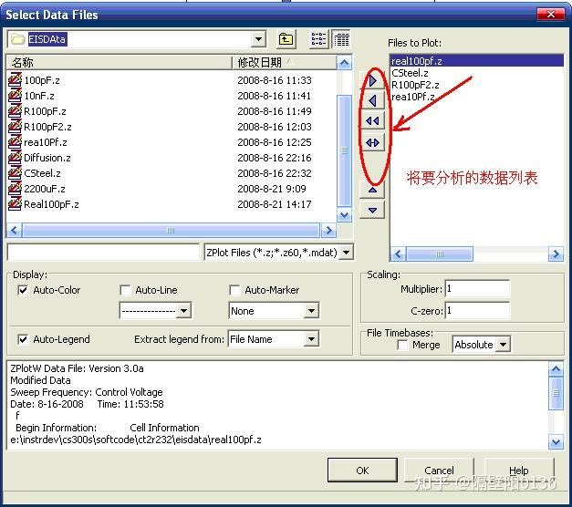 ZView电化学阻抗分析软件使用说明 - 知乎