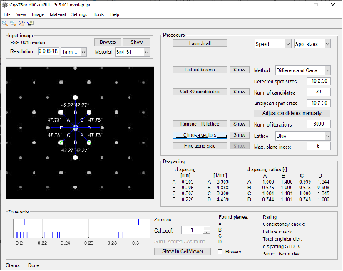 CrysTBox自动标定TEM衍射斑点 - 知乎