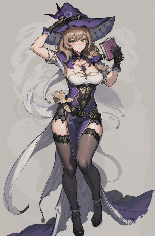 【AI绘画】stable diffusion -原神 lisa 作品 - 知乎