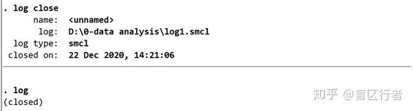 Stata log命令的使用和分析结果导出 - 知乎