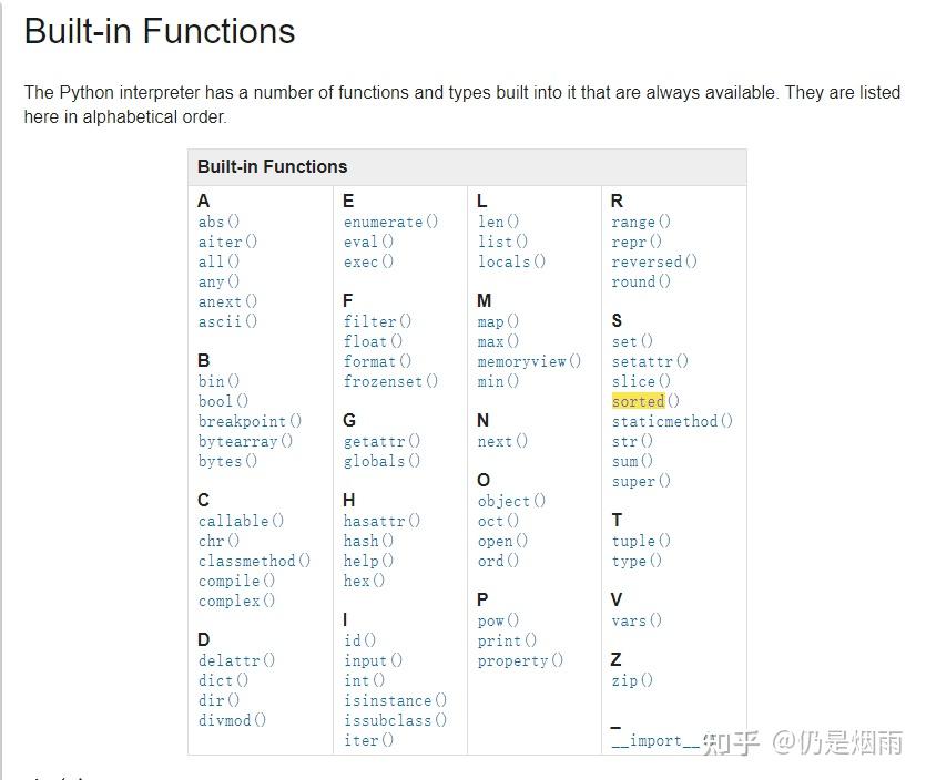 python3中的sorted与sort，expression与statement，lambda - 知乎