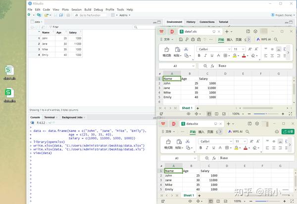 R导出EXCEL格式的文件？4招解决~ - 知乎
