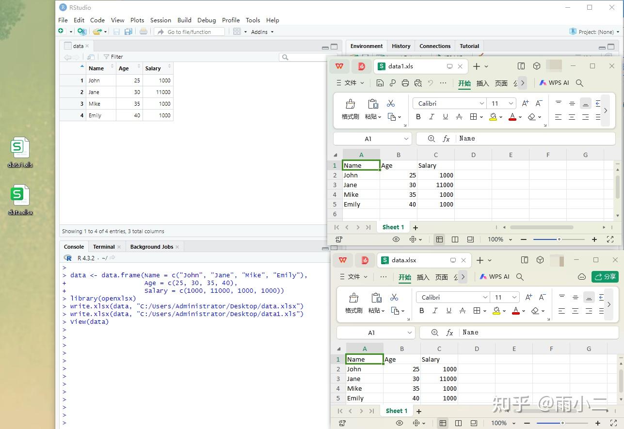 R导出EXCEL格式的文件？4招解决~ - 知乎