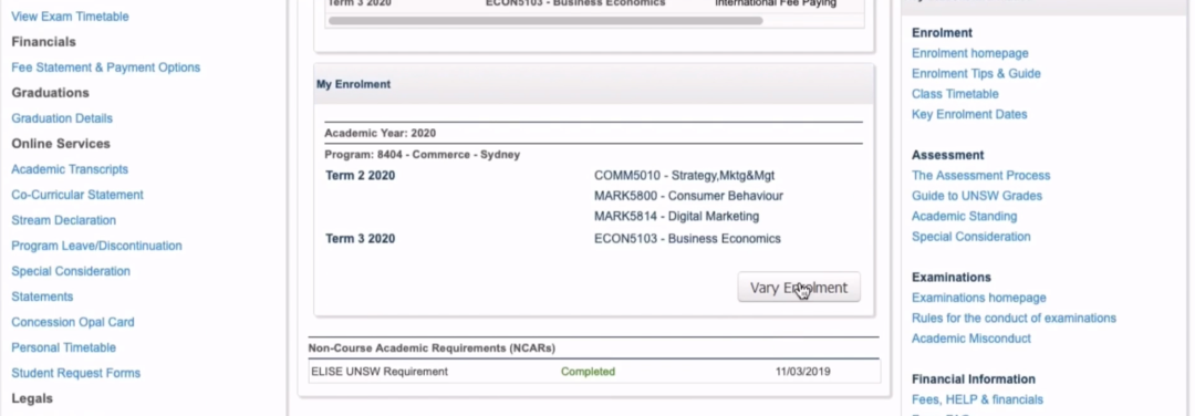 UNSW选课攻略，手把手教你使用选课系统！内附水课推荐~ - 知乎