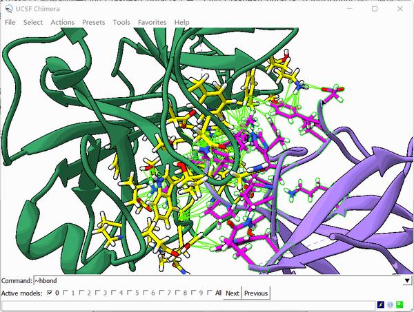 利用UCSF Chimera分析蛋白-蛋白相互作用界面作用力 - 知乎