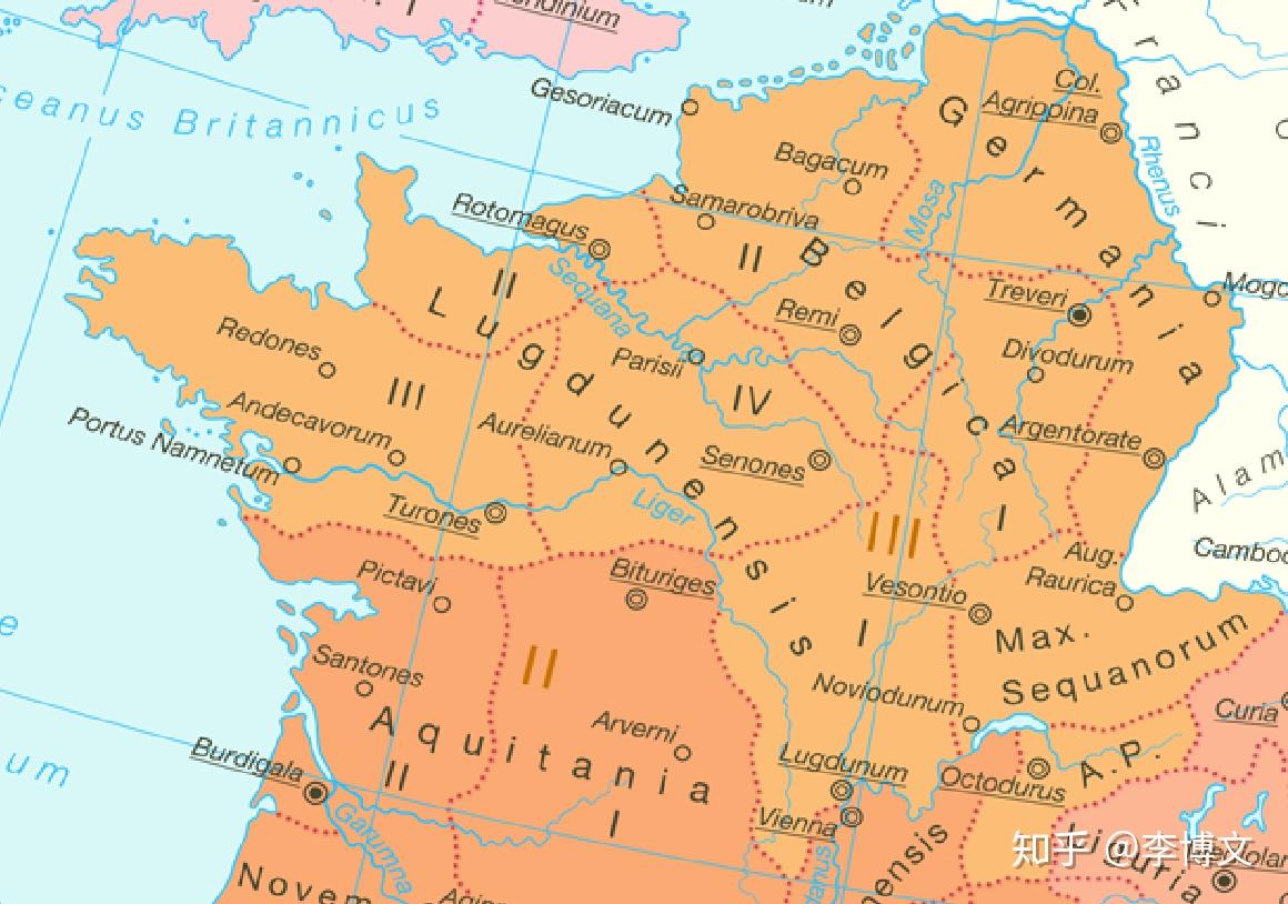 关于一张公元395年的罗马帝国行政区划图的翻译及资料整理 - 知乎