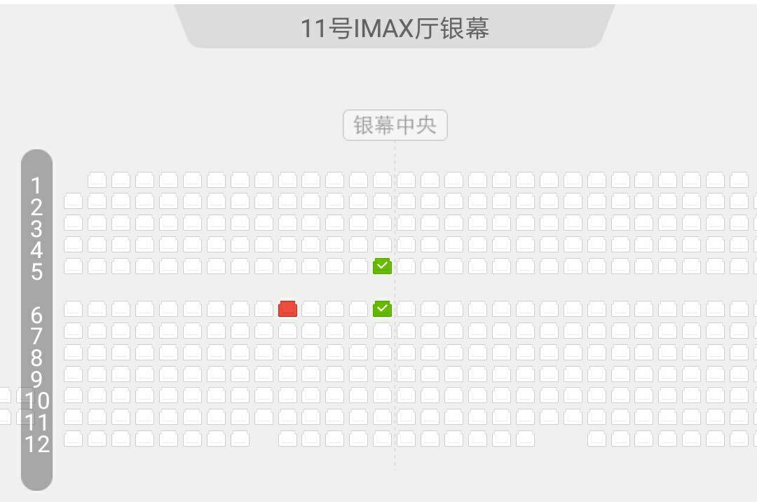 13排的IMAX坐第几排最好呢？ - 知乎