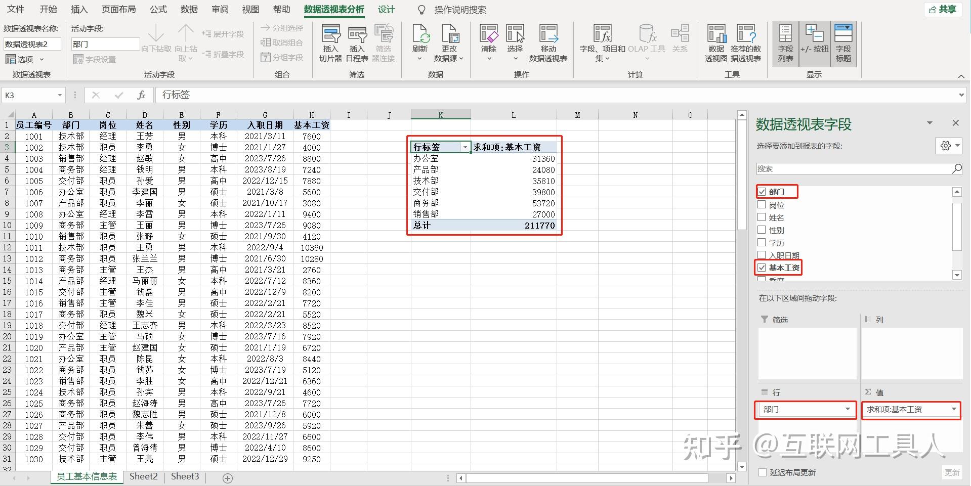 彻底解密EXCEL数据透视表 - 知乎