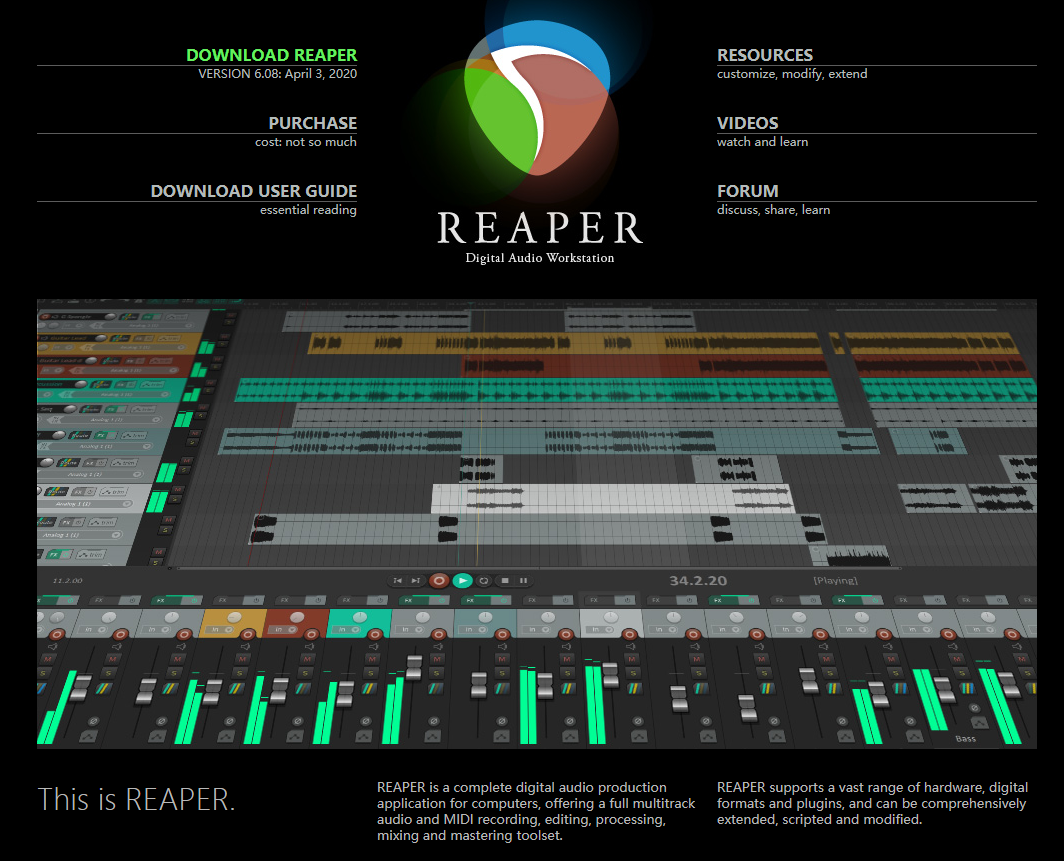 入门看这篇就够了！REAPER 超快速上手指南（一） 简介及初始设置 - 知乎