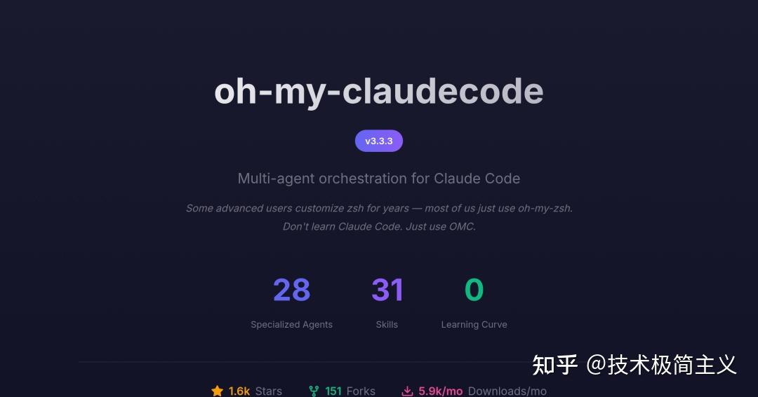 开源 Claude Code 编程宝藏搭档 Oh My Claude Code 完整上手攻略 - 知乎