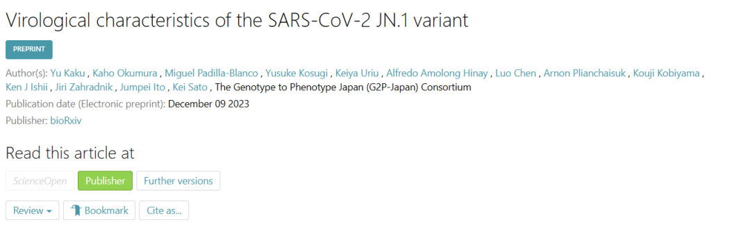 一文全面解析新冠病毒JN.1变异株 - 知乎