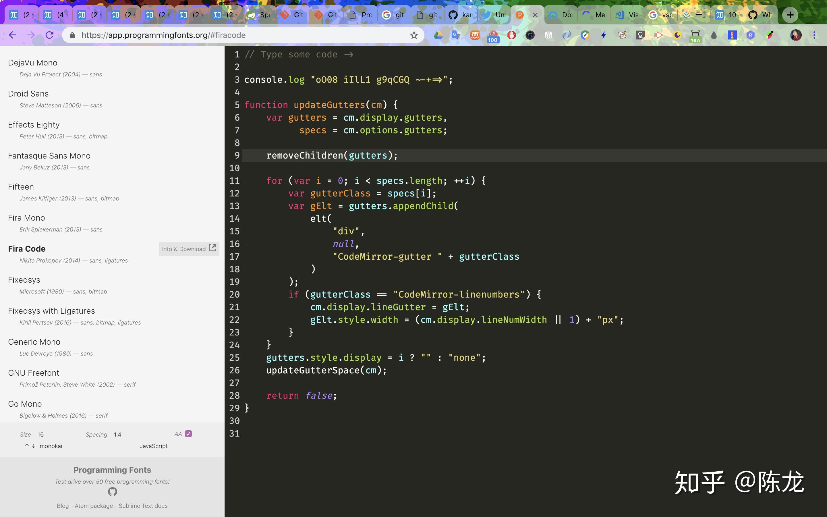 有哪些适合用于写代码的西文字体？ - 知乎