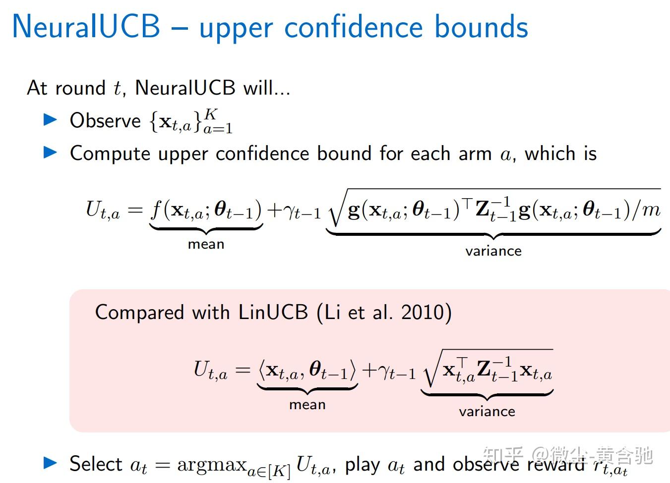 Neural Contextual Bandits with UCB-based Explor... - 知乎