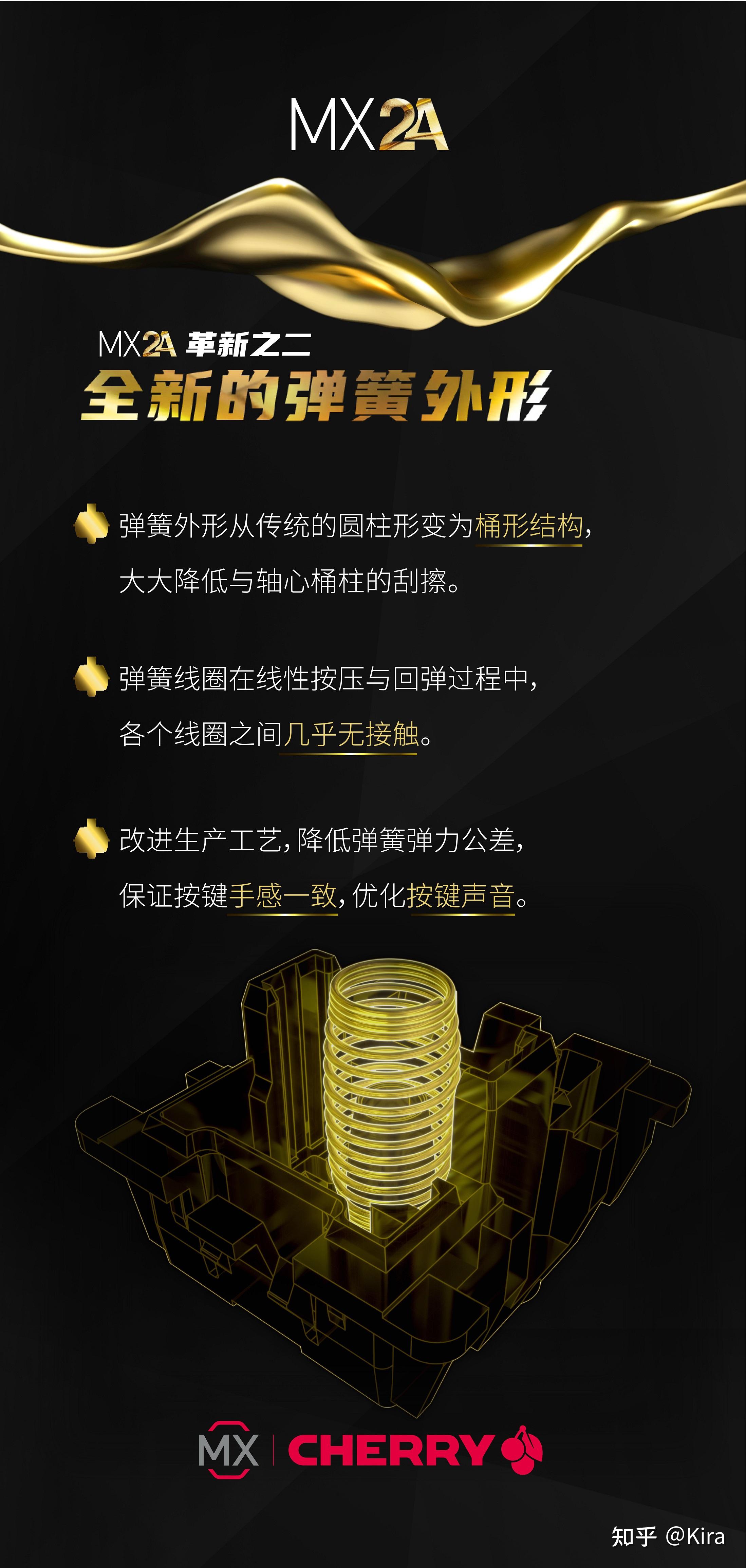 CHERRY 推出全新 MX2A 轴体，寿命达到 1 亿次，对此你有何期待？ - 知乎