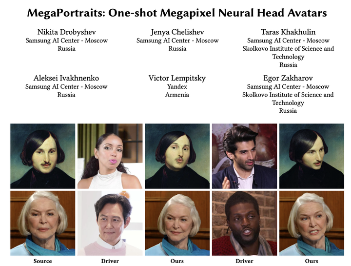 ACMMM 2022｜MegaPortraits - 百万像素神经头部说话视频生成 - 知乎