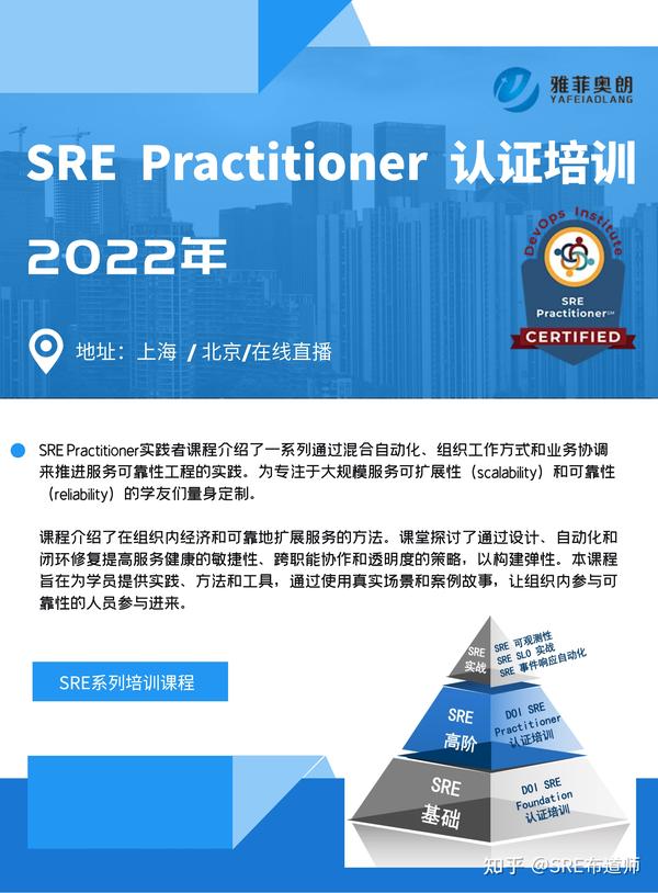 雅菲奥朗祝贺浙江移动获得国内首批SRE Practitioner认证 - 知乎