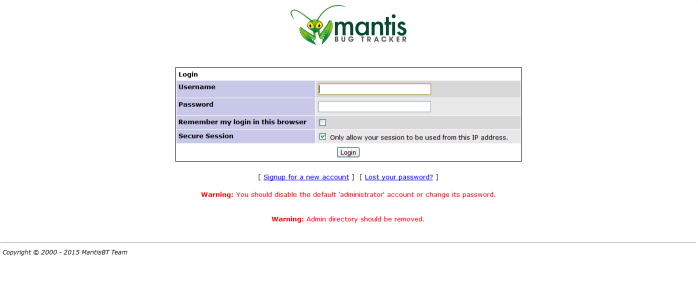 Mantis 搭建及自定义心得 - 知乎