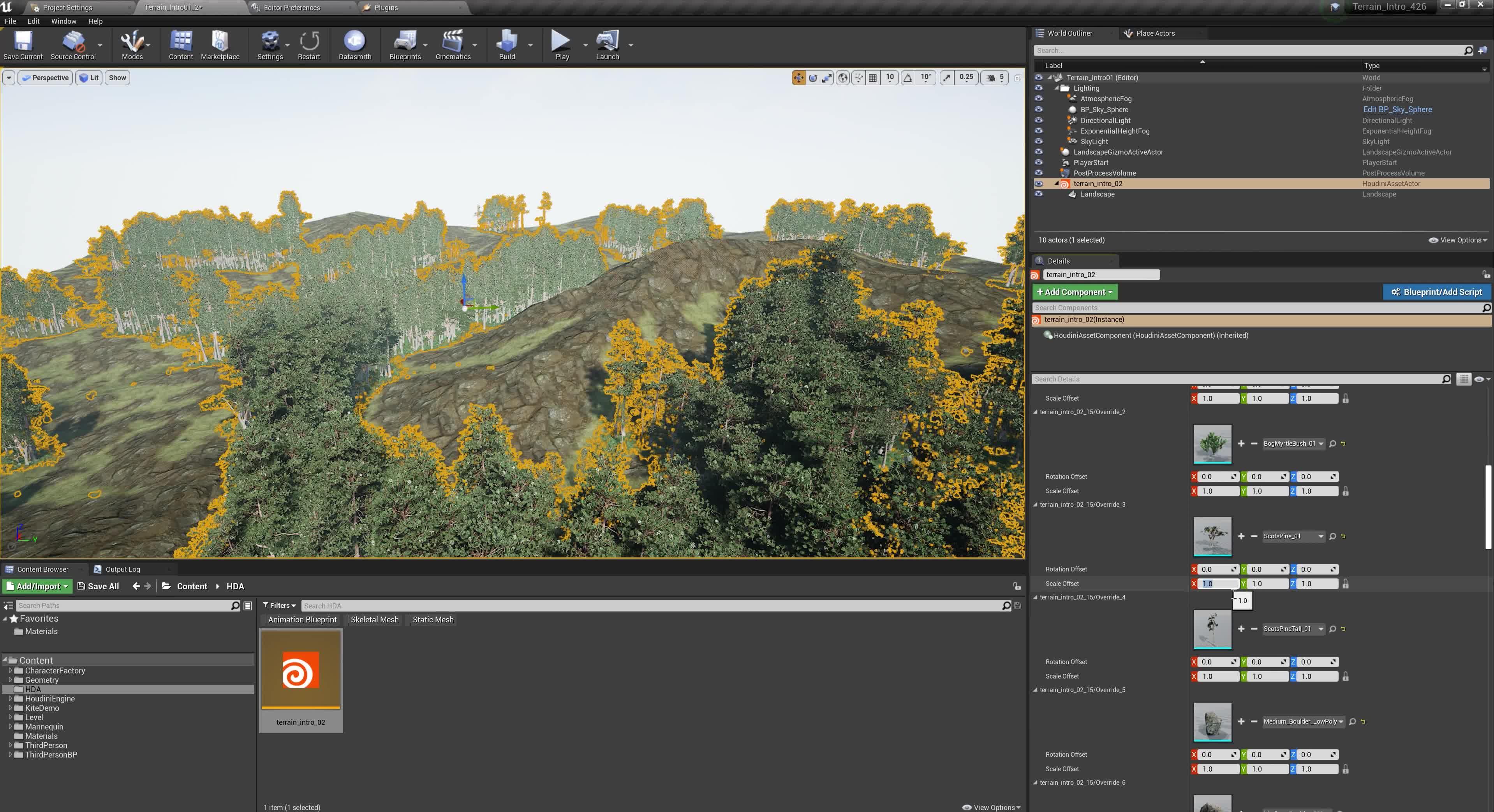 houdini+UE程序化创建地形场景 - 知乎