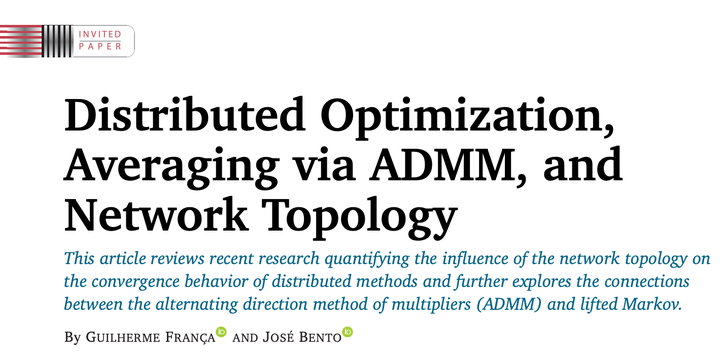 分布式优化（ADMM+综述+马尔可夫+传感器定位问题）20230716 - 知乎