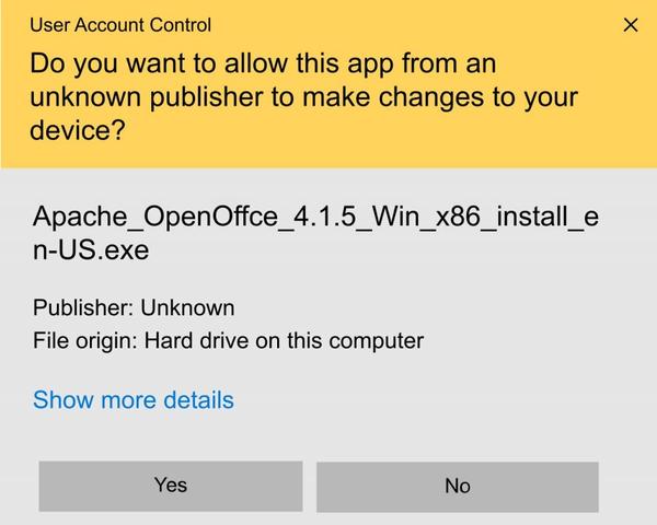 软件未知发布者的警告怎么处理 - 知乎