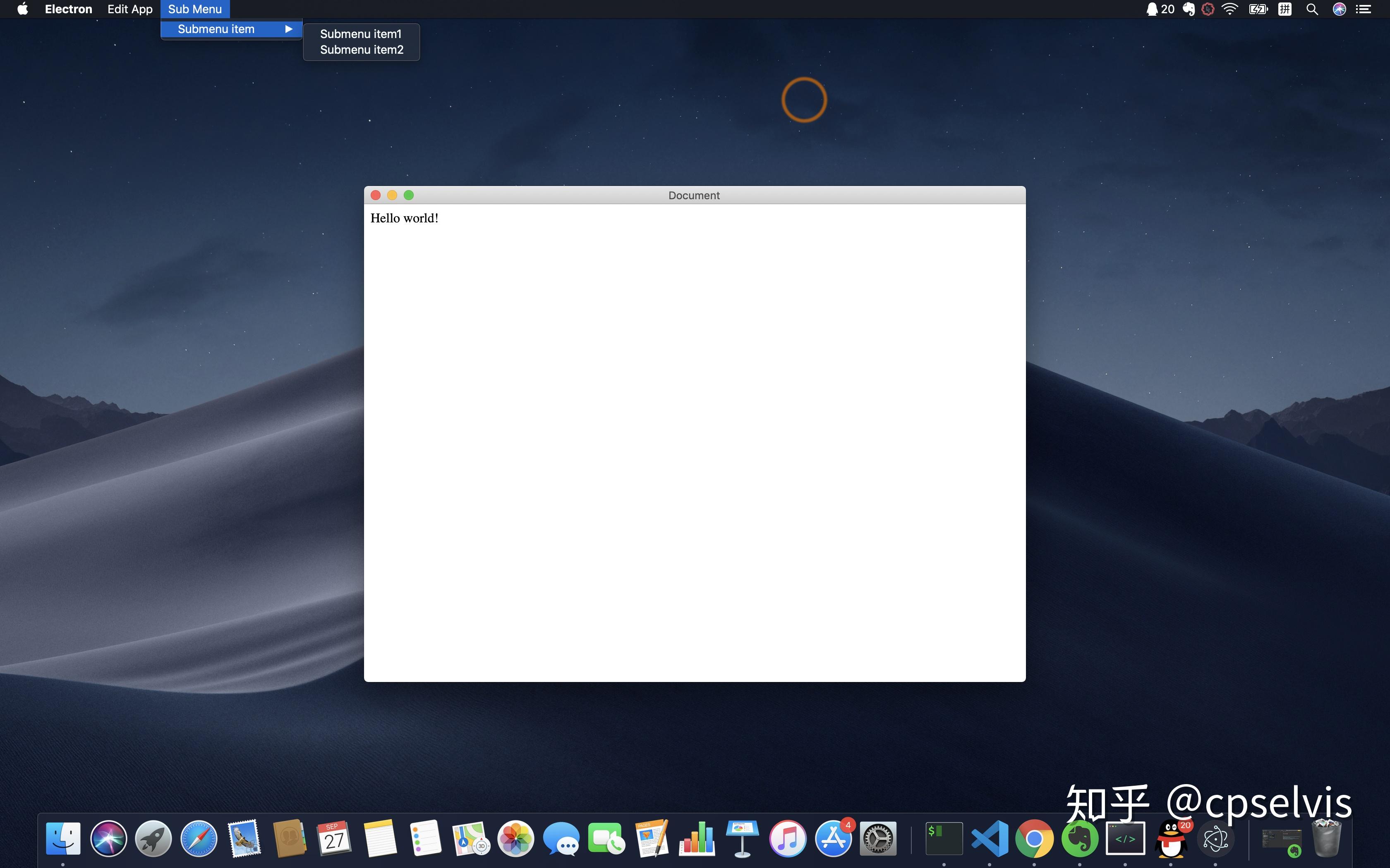 学透 Electron 自定义菜单 - 知乎