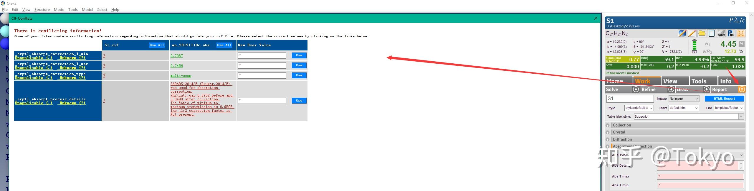 Olex2读取abs文件 - 知乎