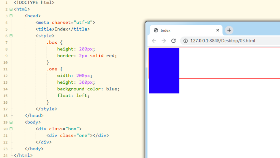 CSS中为什么overflow:hidden能清除浮动(float)的影响？原理是什么？ - 知乎