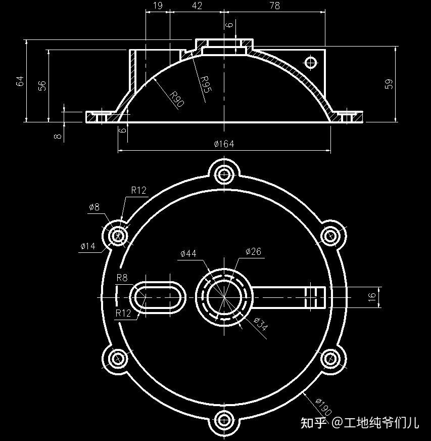 想练习cad绘图？300多张cad基础练习图纸汇总，从基础入门到精通 知乎