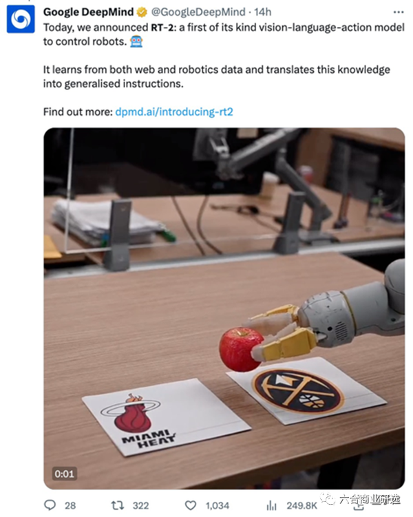【长期主义】第234期智能说：谷歌机器人大模型RT-2，李飞飞具身智能新成果，Cathie Wood访谈，特斯拉Ashok演讲 - 知乎
