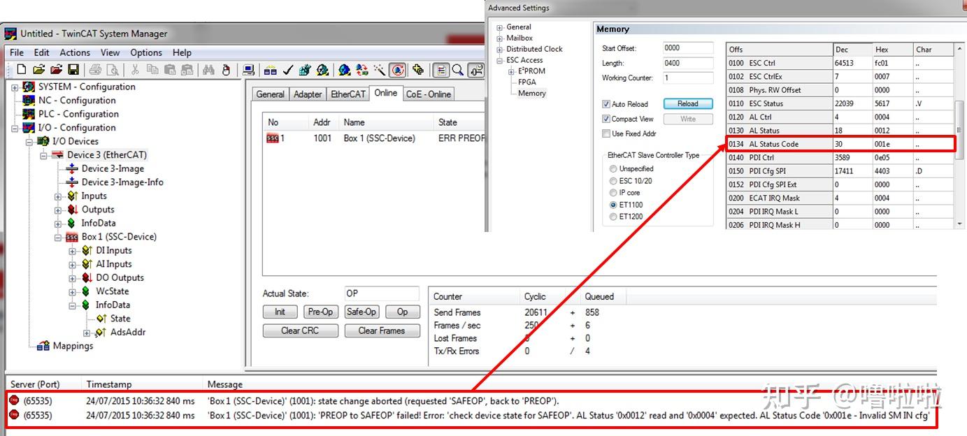 EtherCAT Diagnostics 诊断 - 知乎
