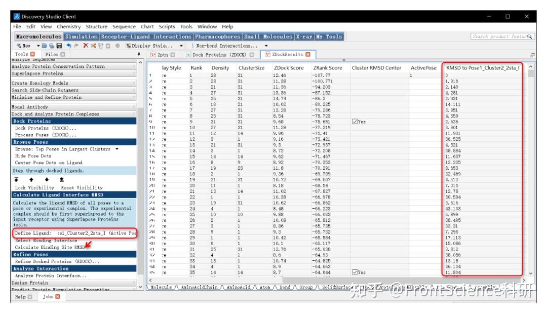 Discovery Studio教程蛋白对接篇：蛋白-蛋白对接（ZDOCK）教程 - 知乎