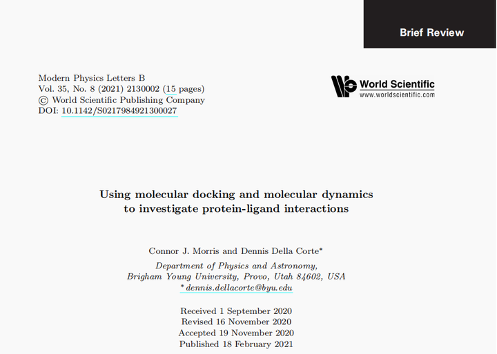 Using molecular docking and molecular dynamics to investigate protein-ligand interactions - 知乎