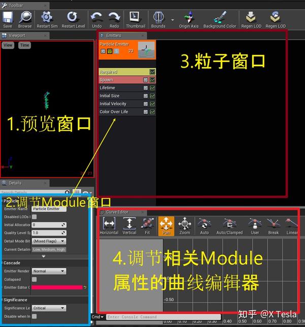 【UE4】Particle System（简单Beam）电流效果 - 知乎