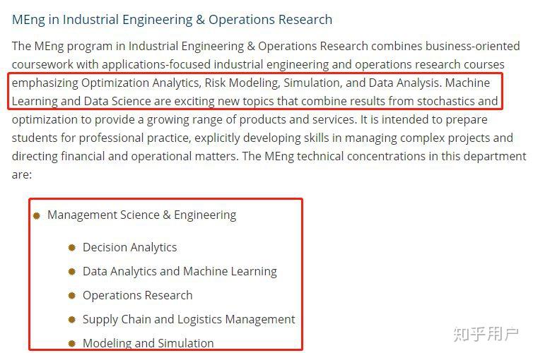 IEOR这个专业到底是做什么的呀？ - 知乎