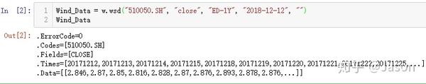 在Python中接入Wind数据 - 知乎