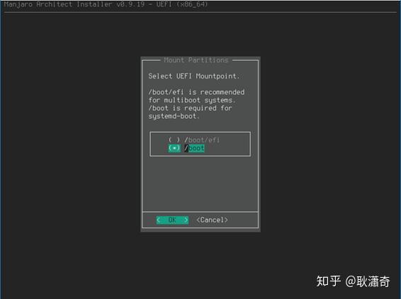 制作随身Manjaro系统 – 安装Manjaro至USB（UEFI+GPT） - 知乎