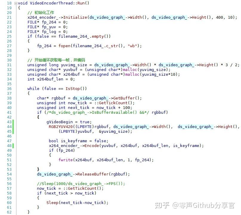 采集音频和摄像头视频并实时H264编码及AAC编码 - 知乎
