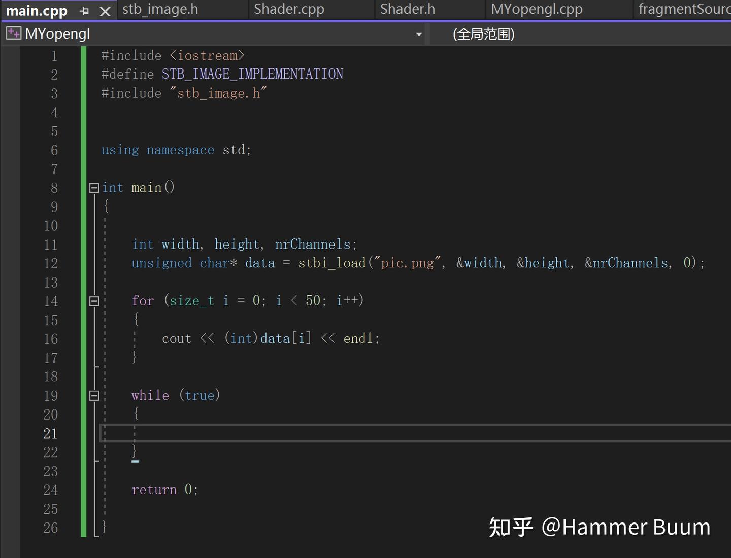 11>>opengl,,安装stb_image.h图片导入库 - 知乎