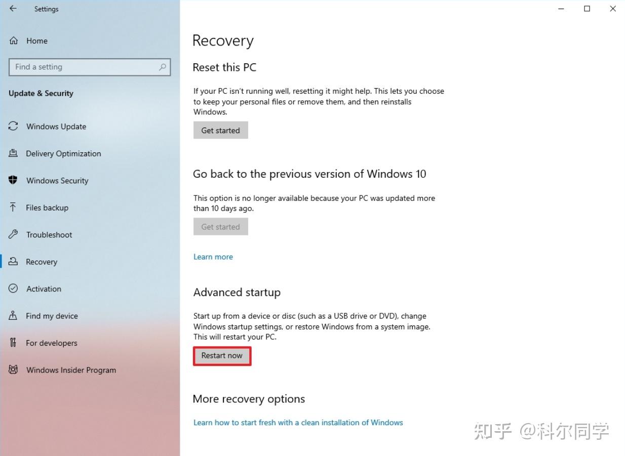 如何使用WinRE(Windows恢复环境)解决Windows 10启动问题？ - 知乎