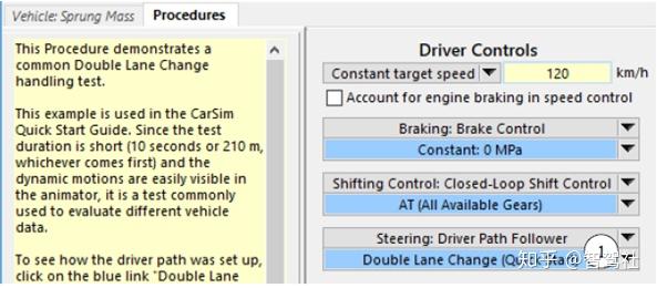 CarSim快速入门(三) - 知乎