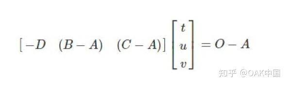 一文读懂射线与三角形相交算法Moller-Trumbore算法【收藏好文】 - 知乎