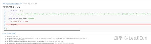 Thinkphp6 不可预知的内部异常处理 知乎