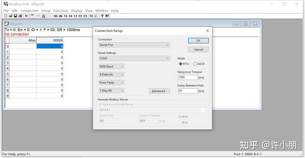 串口调试工具——Modbus Poll - 知乎