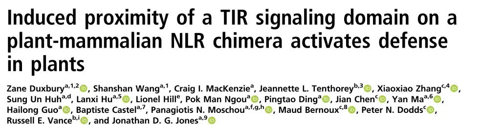 PNAS | 在植物中重构哺乳动物炎症小体，揭示植物TIR-NLR的作用机制 - 知乎