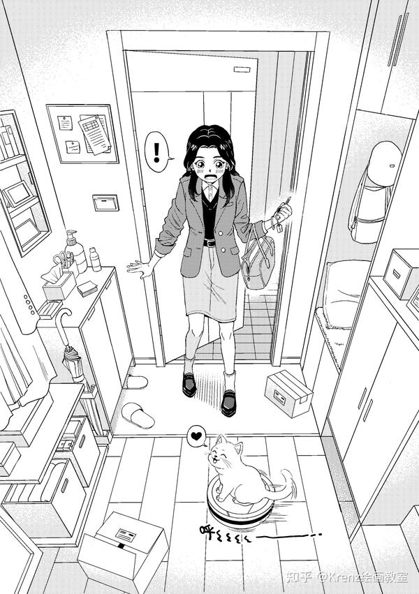 Krenz绘画教室【优秀作业心得】基础透视与结构-0122 - 知乎