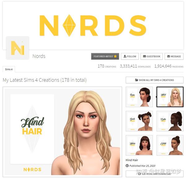 模拟人生4 | TSR作者Mod整理-发型类 - 知乎
